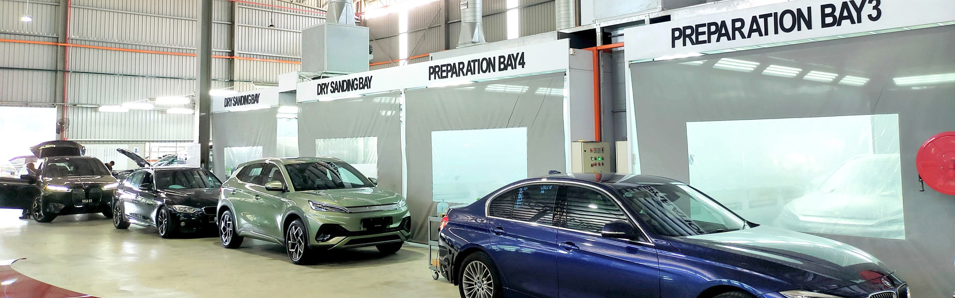 Preparation Bays - Green Booth
